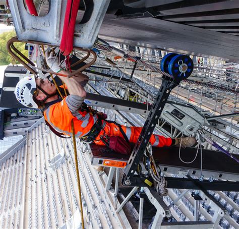 Riverside Stand Fulham Fc Soffit Cladding Installation Can Limited