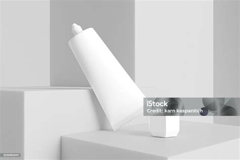 페이셜 클렌저 튜브 포장 모형 노즐 팁 화장품 포장 육각 나사 캡이 있는 빈 흰색 부드러운 플라스틱 메이크업 튜브 우아한 소프트