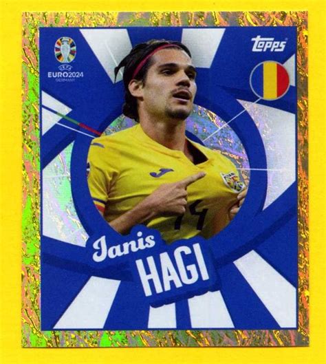 Topps Euro EM 2024 ROM PTW Janis Hagi Gold Sticker Kaufen Auf Ricardo