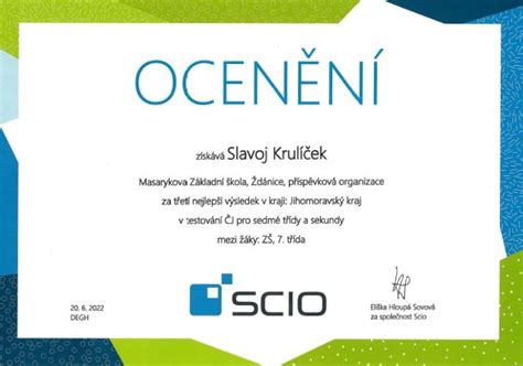 Úvod Masarykova Základní škola Ždánice