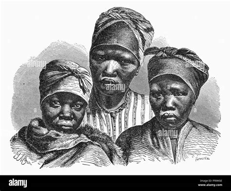 South Africa Khoikhoi Nkhoikhoi Hottentot Women From South