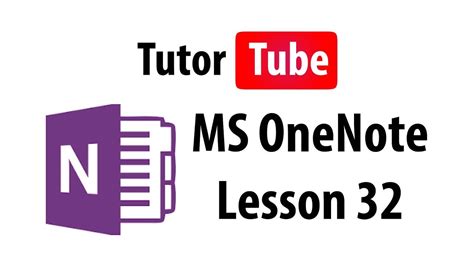 MS OneNote Tutorial Lesson 32 Background Graphic YouTube