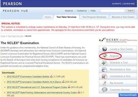 NCLEX RN Registration Steps At PearsonVue Nurseonlineph November NLE Results