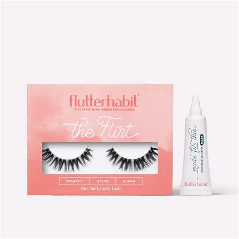 Two And Glue Bundle Diy Under Lash Extensions Up To 10 Day Wear Flutterhabit