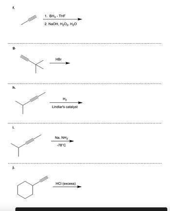 Answered: Draw the major product to each of the following reactions. | bartleby
