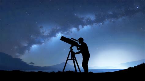 Telescope Silhouette