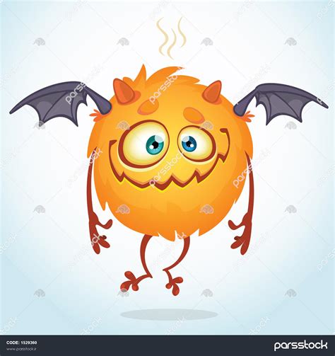 کارتون هیولا مبارک شخصیت بردار 1529360