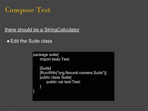 Code Kata String Calculator In Flex Ppt