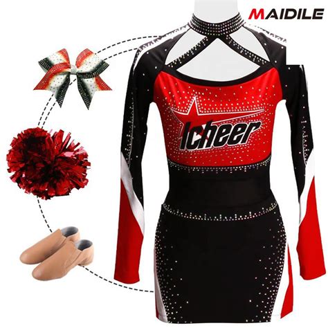 Wholesale Cheerleading Practice Uniforms And Sublimation Cheerleader