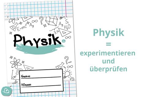 6 Deckblätter für Physik zum Ausdrucken Wunderbunt de