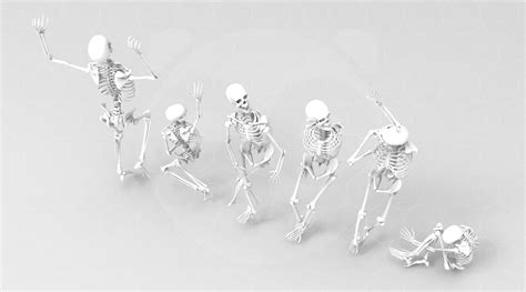 D Model Skeleton Pose TurboSquid