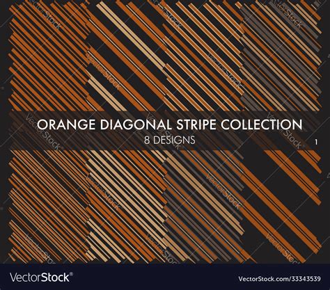 Brown Taupe Diagonal Stripe Seamless Pattern Vector Image