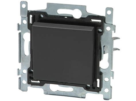 Niko Interrupteur Bipolaire Intense Anthracite Hubo