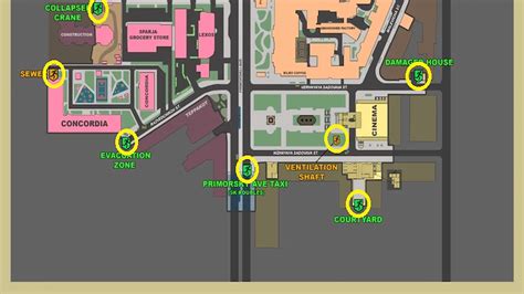 All Exfil Locations On Streets Of Tarkov Map In Escape From Tarkov