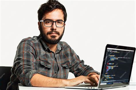 Professional Software Developer Working With Online Software Premium Ai Generated Image