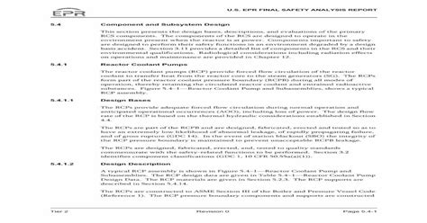 Pdf 5 4 Component And Subsystem Design 5 4 1 Reactor Coolant … Dokumen Tips