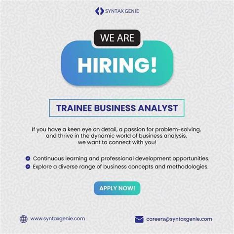 Trainee Business Analyst Jobseekerlk