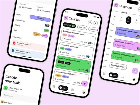 Task And Project Management App Ui Design Trends Mobile App Design