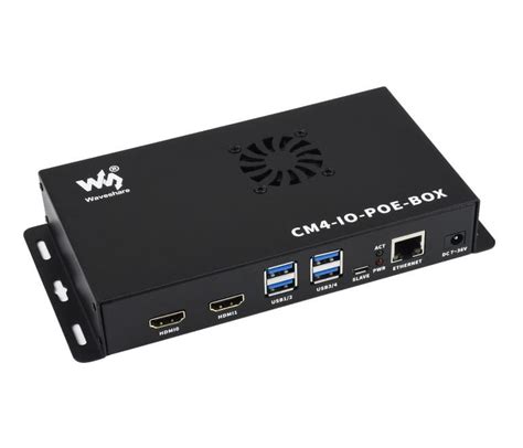 Case For Waveshare Cm Io Board With Poe Raspberrypi Dk