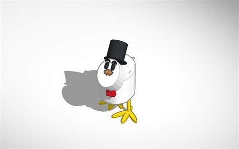 3d Design Chicken I Think Tinkercad