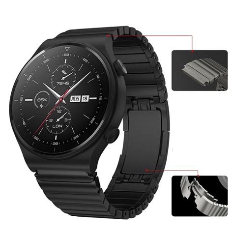 Gt2 metalrem i rustfrit stål 22mm til huawei watch Grandado