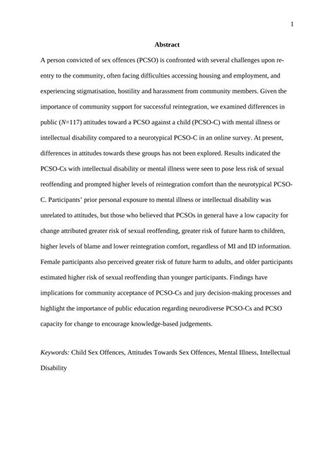 Pdf The Impact Of Mental Illness And Intellectual Disability