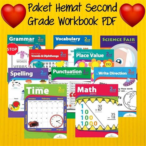 Jual Paket Second Grade Activity Book 23 Pdf Workbook Shopee Indonesia