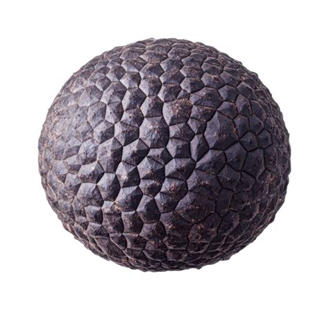 Textured Hexagonal Sphere With Stone Like Surface Pattern Cut Out 58282013 Png