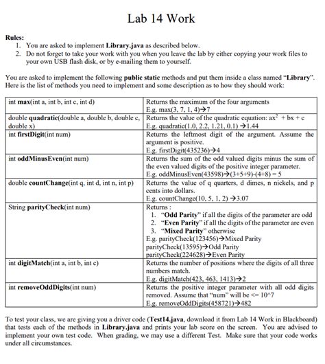 Solved Rules You Are Asked To Implement Library Java As Chegg