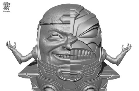 Marvel Modok 3d Model 3d Printable Cgtrader