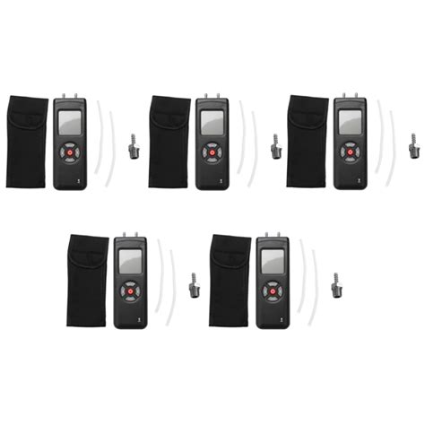 5x Manometer Digital Portable Handheld Air Vacuum Gas Pressure Gauge