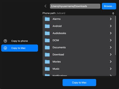 Transfer Files Between Android And Macos With Foldie Free App