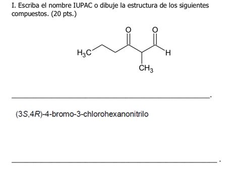 Solved Write The Iupac Name Or Draw The Structure Of The Chegg