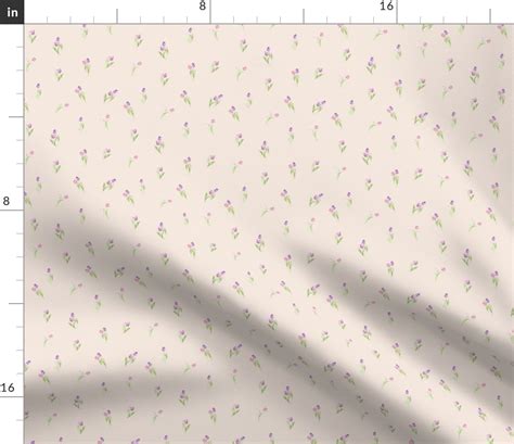 Tulip Patch Fabric Spoonflower