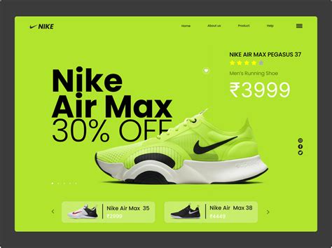 Nike Landing Page Redesign By Hari Moovendran On Dribbble