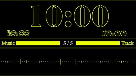 10 Minute Timer With music - HW Timer 010 - YouTube
