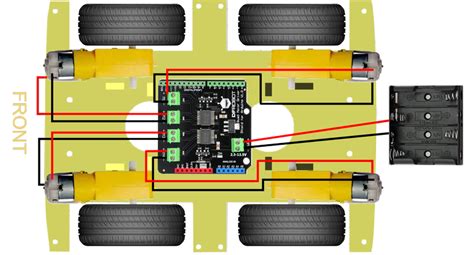 Build A 4wd Car With Arduino Uno And Dfrobot Quad Motor Driver — Codemahal