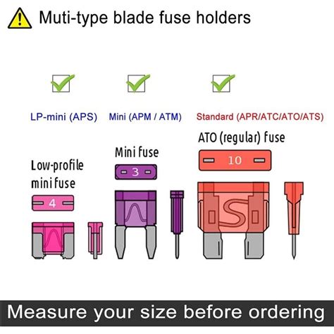 3 Types Add A Circuit Adapter And Fuse Kit Fuse Tap Fuse Holder With Fuse6044 Ebay