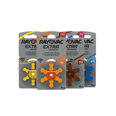 Hearing Aid Batteries Sizes 10 13 312 And 675 Hearing Aid Accessories
