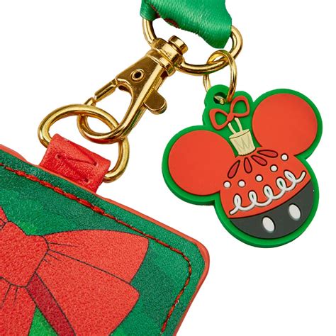 Disney Loungefly Lanyard Chip And Dale Ornaments Lanyard With Card Holder