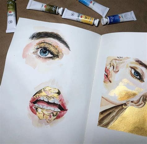 Скетчбук рисунки акварелью (50 фото)