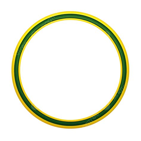 Twibbon Marco Verde Y Amarillo Forma Básica PNG Verde Y Amarillo