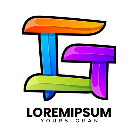 Colorful Letter G Gradient Logo Design 21832894 Vector Art At Vecteezy