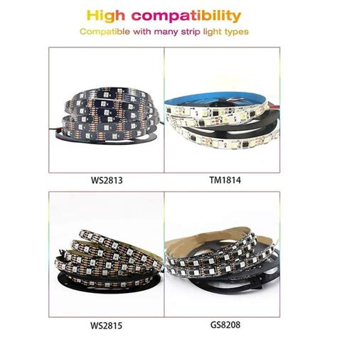 Esp32 Wled Led Controller Dc5 24v Diy Dynamic Lighting Mode Ws2811