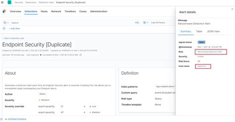 Security Solution The Links For Rule Name And Hostname Are Not