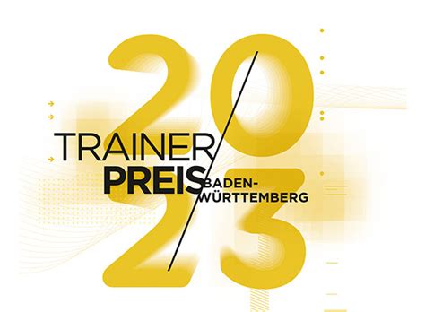 Bewerbung Für Trainerpreis Baden Württemberg 2023 Gestartet Lsvbw