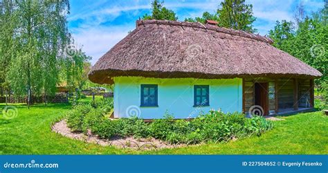 Panorama With The Village Hata House Pereiaslav Scansen Ukraine