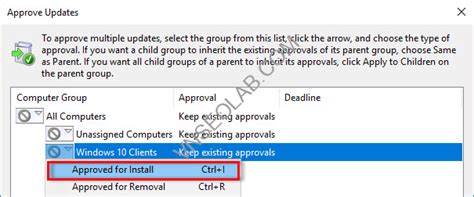 Lab Windows Server Module Windows Server Update Service Wsus