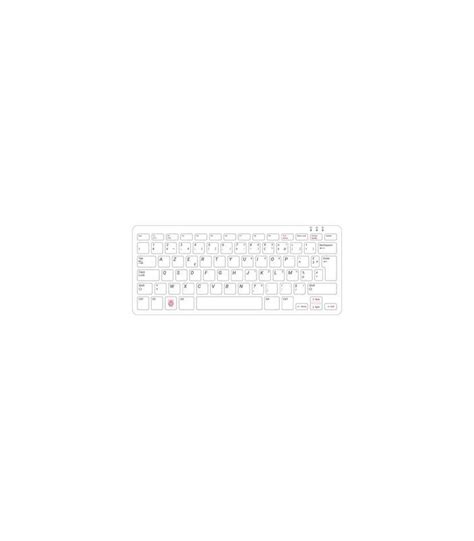raspberry pi rpi keyb fr black grey development kit accessory