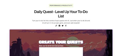 Daily Quest To Do List App Task Management